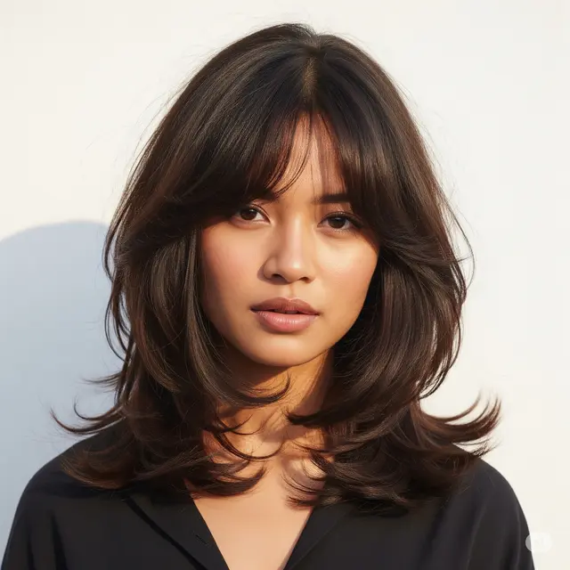 9 Model Rambut Sebahu untuk Wajah Oval: Layering Trendi dan Stylish ...