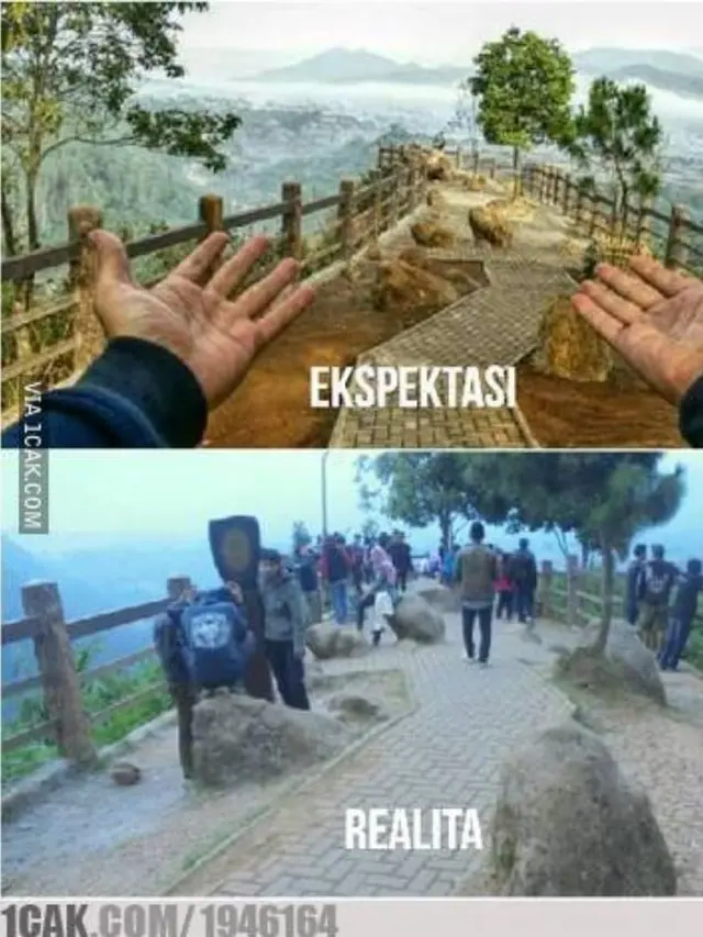 7 Potret Ekspektasi vs Realita saat Liburan Ini Bikin Senyum Tipis ...