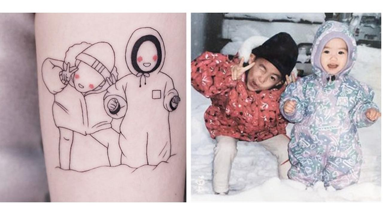 7 Desain Tato Unik dari Foto Jadul Ini Bisa Bikin Kenangan Tak Terlupakan