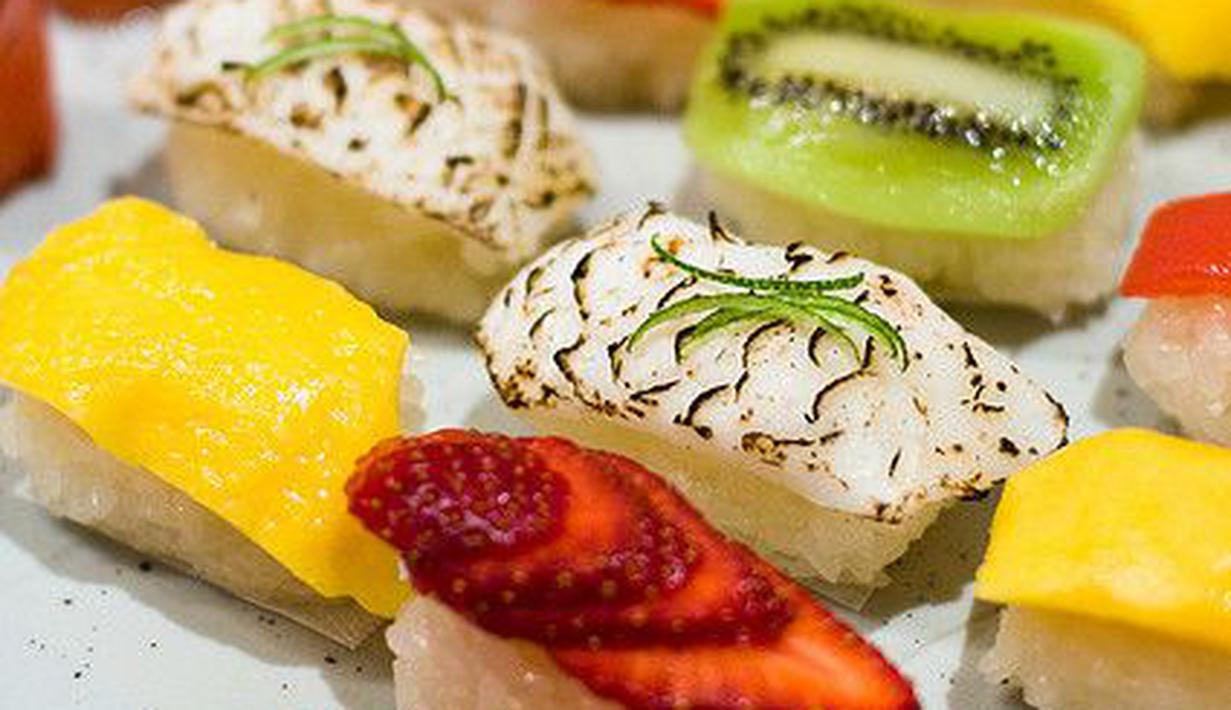 Frushi: Fruit Sushi Super Lezat Pas Untuk Pencuci Mulut - Photo Fimela.com