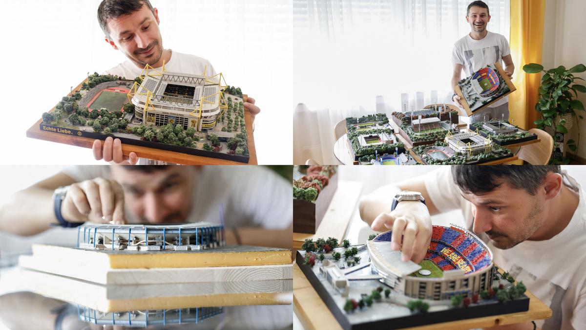 Pria Kroasia Ini Buat Lebih dari 20 Miniatur Stadion di Seluruh Dunia ...