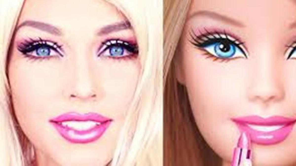 Wanita Ini Jadi Barbie Dengan Dandan Hanya 90 Detik