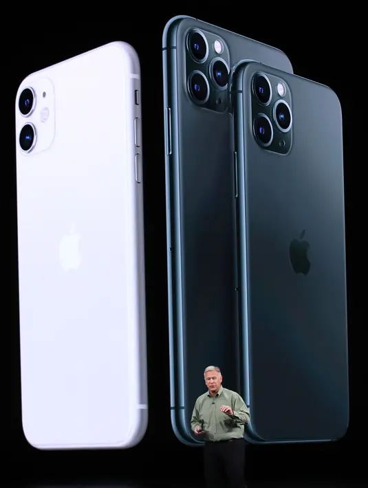 FOTO: Resmi Diluncurkan, Begini Wujud Trio iPhone 11 - Foto Liputan6.com