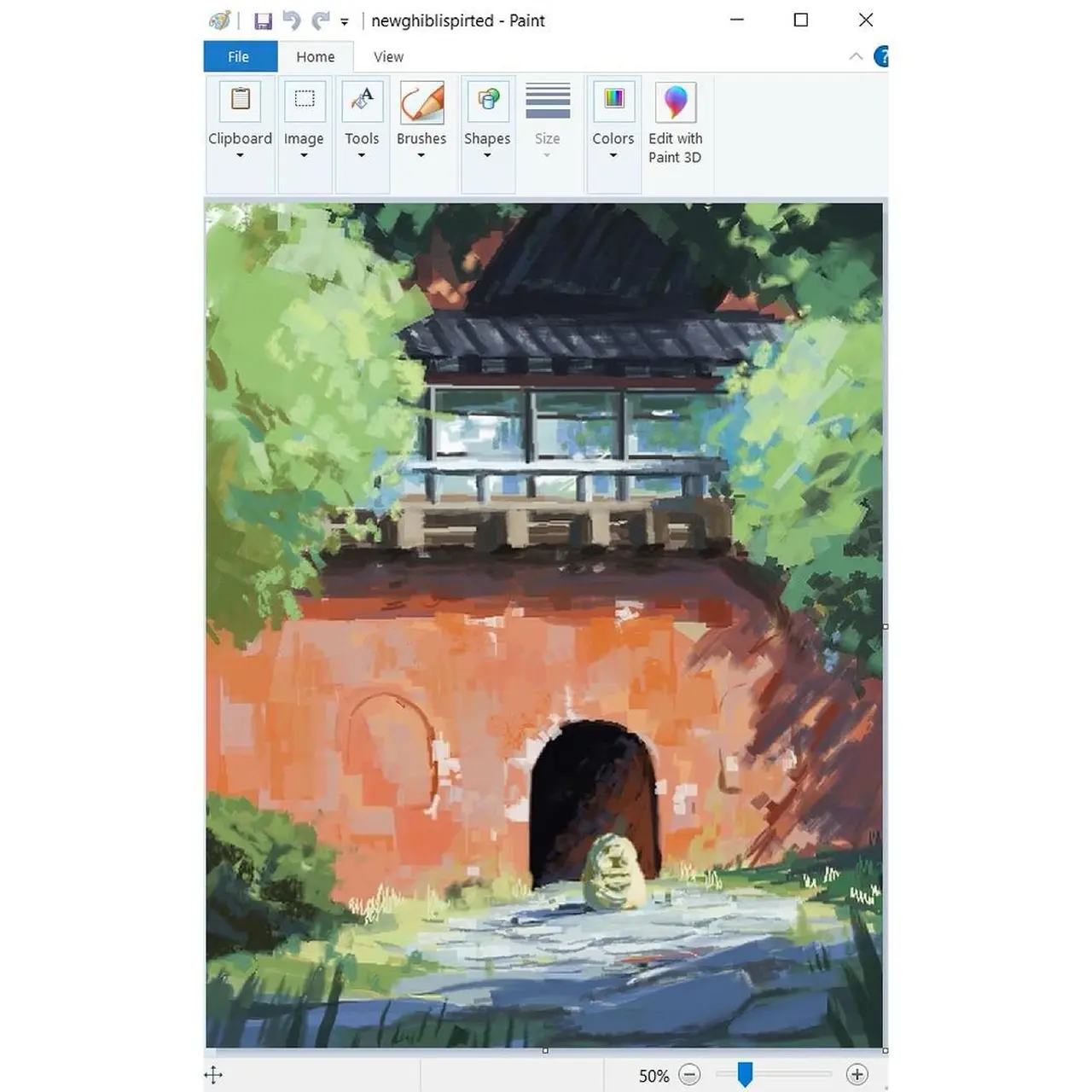 Pria Ini Buat Ilustrasi Hanya Pakai Microsoft Paint, 8 Hasilnya Keren ...