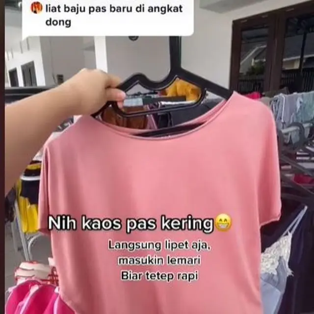 Viral Wanita Bagikan Tutorial Membuat Baju Rapi Tanpa Disetrika ...