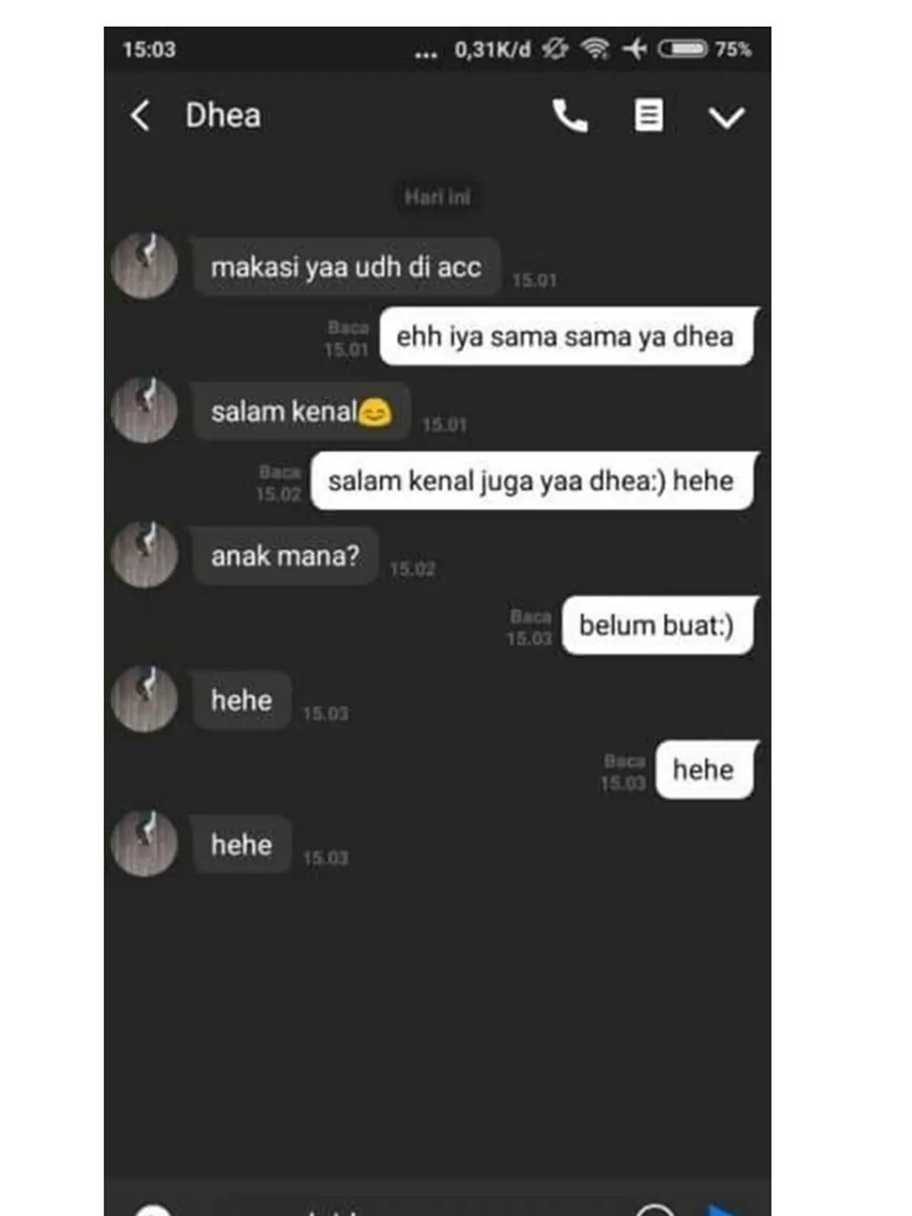 8 Chat Netizen saat Ajak Kenalan Ini Bikin Senyum Sendiri - Hot Liputan6.com