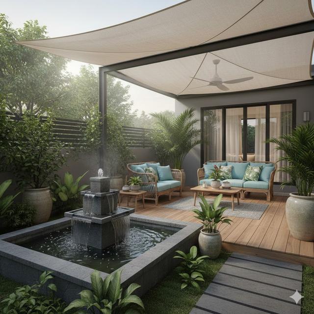 13 Model Teras Rumah Tidak Silau dan Tidak Gerah, Desain Minimalis Modern