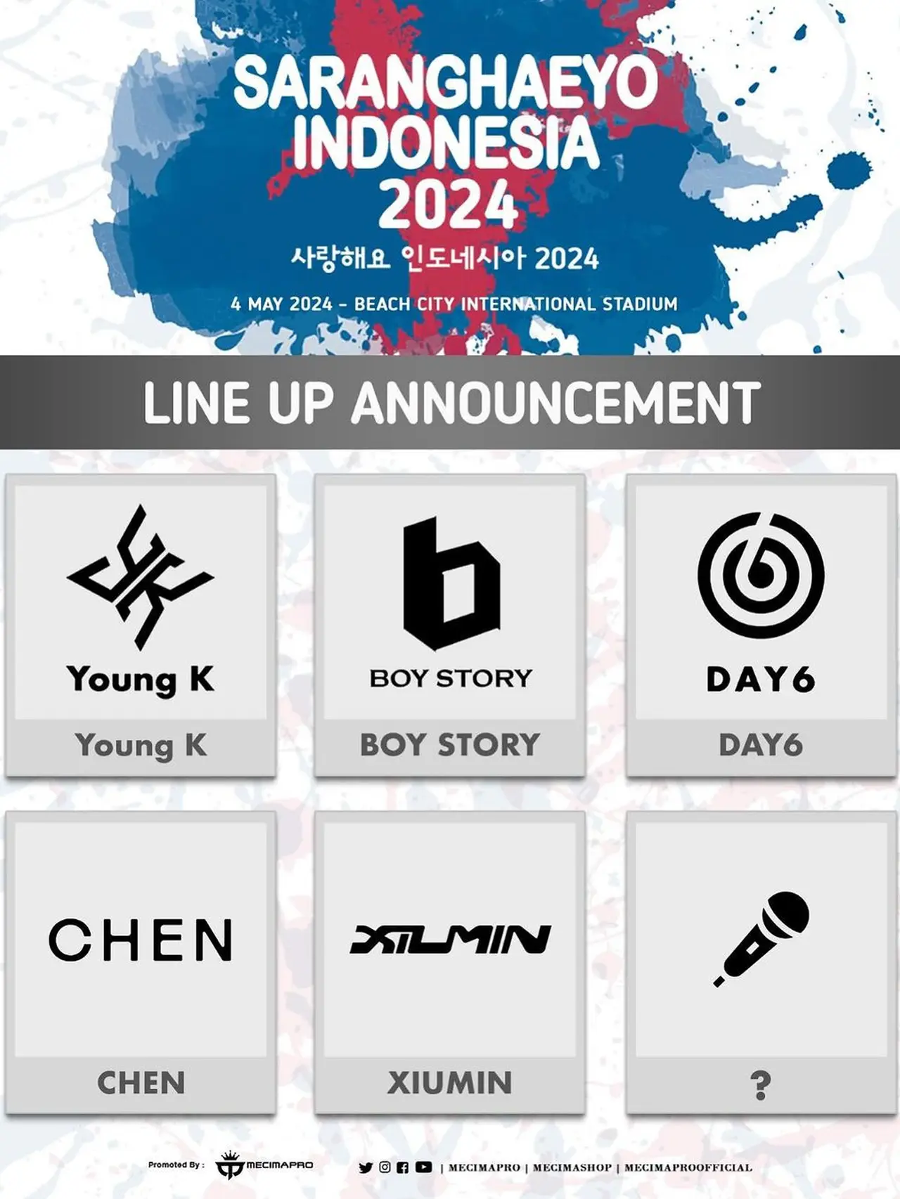Konser Saranghaeyo Indonesia 2024 Resmi Gandeng DAY6 hingga Chen EXO, Intip Seat Plan Terbarunya ...