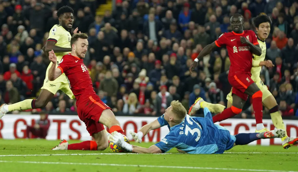 FOTO: Liverpool Bantai Arsenal 4-0 - Foto Liputan6.com
