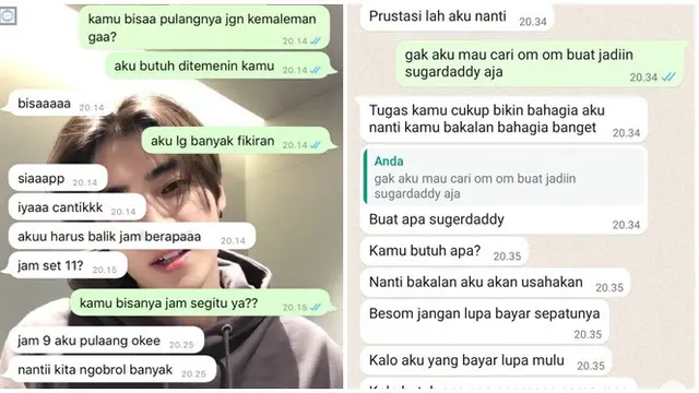 6 Chat Cowok Penuhi Permintaan Pacarnya Ini Bikin Senyum-Senyum - Hot ...
