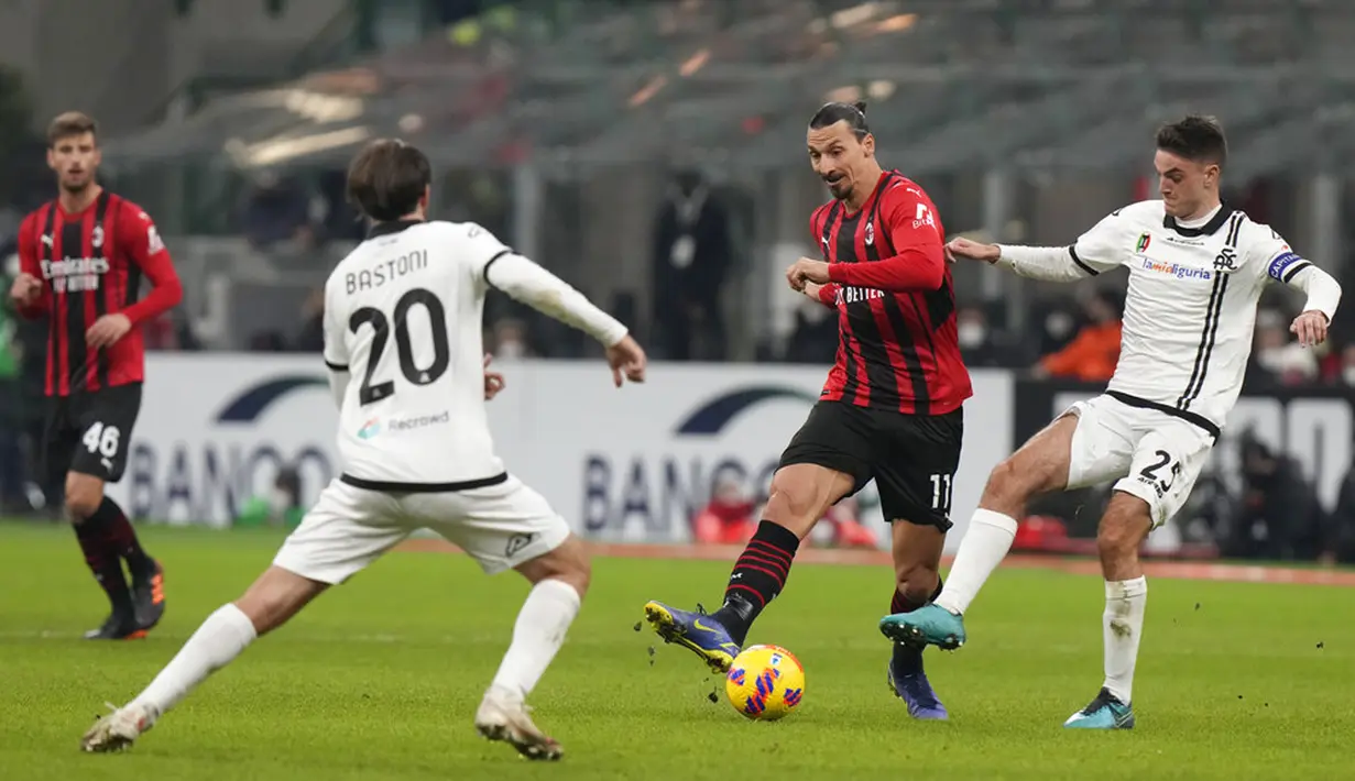 Foto Ac Milan Dipermalukan Spezia Di San Siro Foto