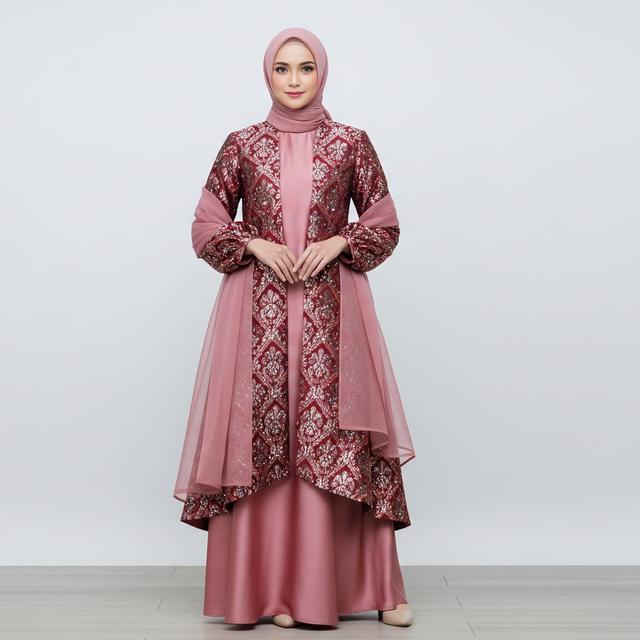 Model Gamis Blazer Brokat Cocok untuk Acara Apa? Ini 8 Rekomendasi Padu ...