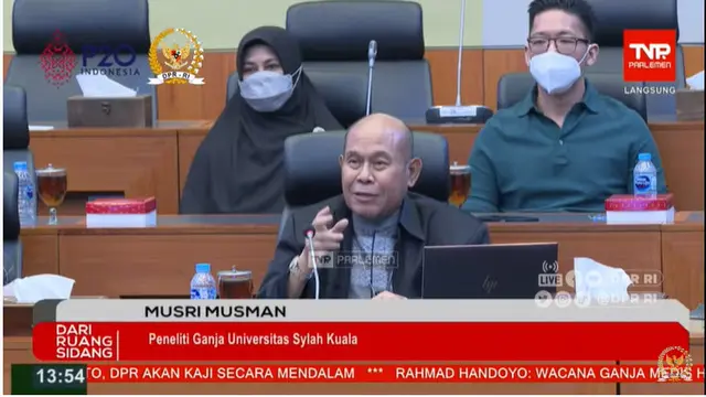 Di Depan DPR, Prof Musri Musman Yakinkan Ganja Medis Bisa Tangani ...