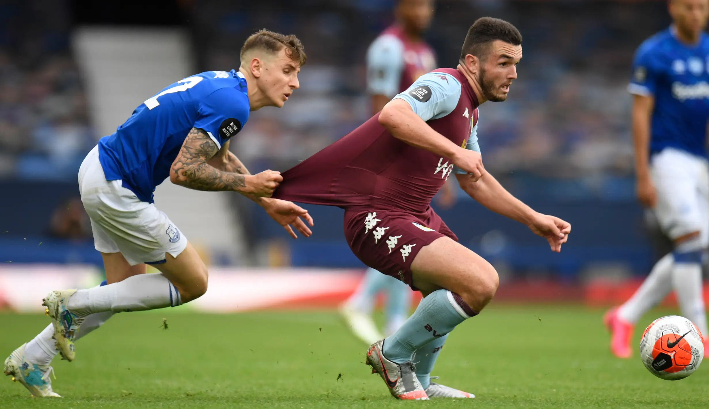 FOTO: Everton Ditahan Imbang Aston Villa - Foto Liputan6.com