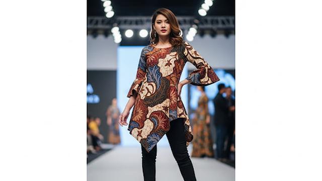 10 Rekomendasi Baju Batik Lengan Lonceng 3/4, Pilihan Feminin yang Elegan
