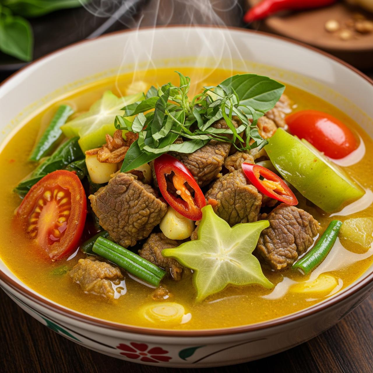 6 Resep Garang Asem Daging Sapi Belimbing Wuluh yang Segar dan Empuk