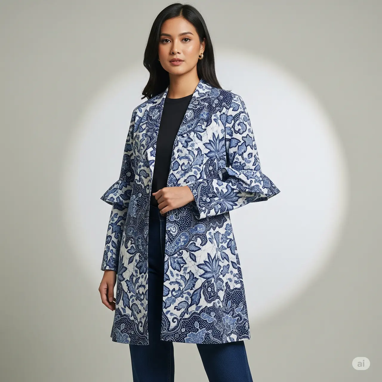 9 Model Baju Batik Blazer Panjang Modern Terbaru 2025, Tren Fashion ...