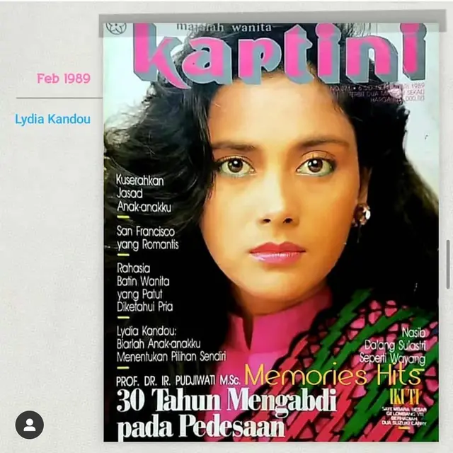 6 Potret Lawas Lydia Kandou saat Jadi Model Majalah, Cantiknya Disebut ...