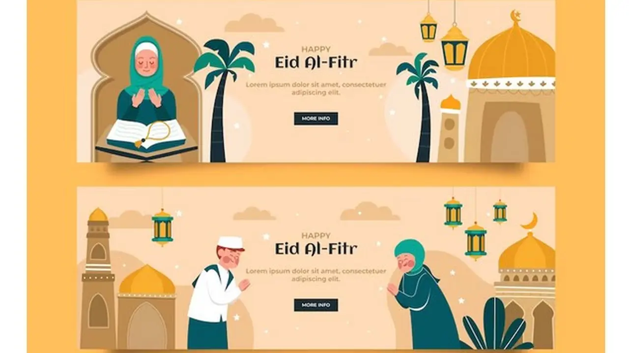 3 Cara Membuat Background Halal Bihalal yang Keren, Format PNG dan PDF ...