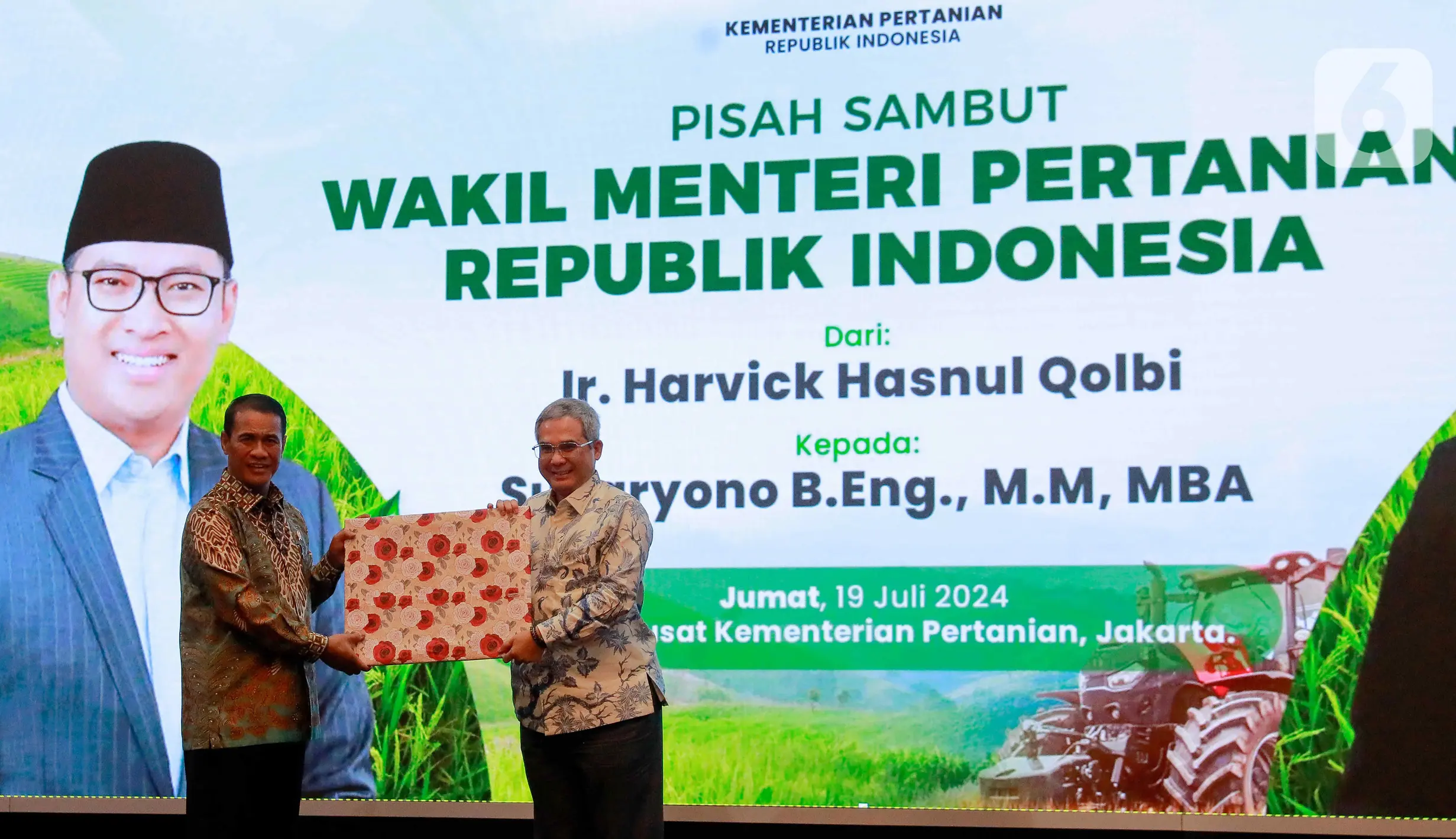 Sudaryono Resmi Terima Jabatan sebagai Wakil Menteri Pertanian - Foto ...