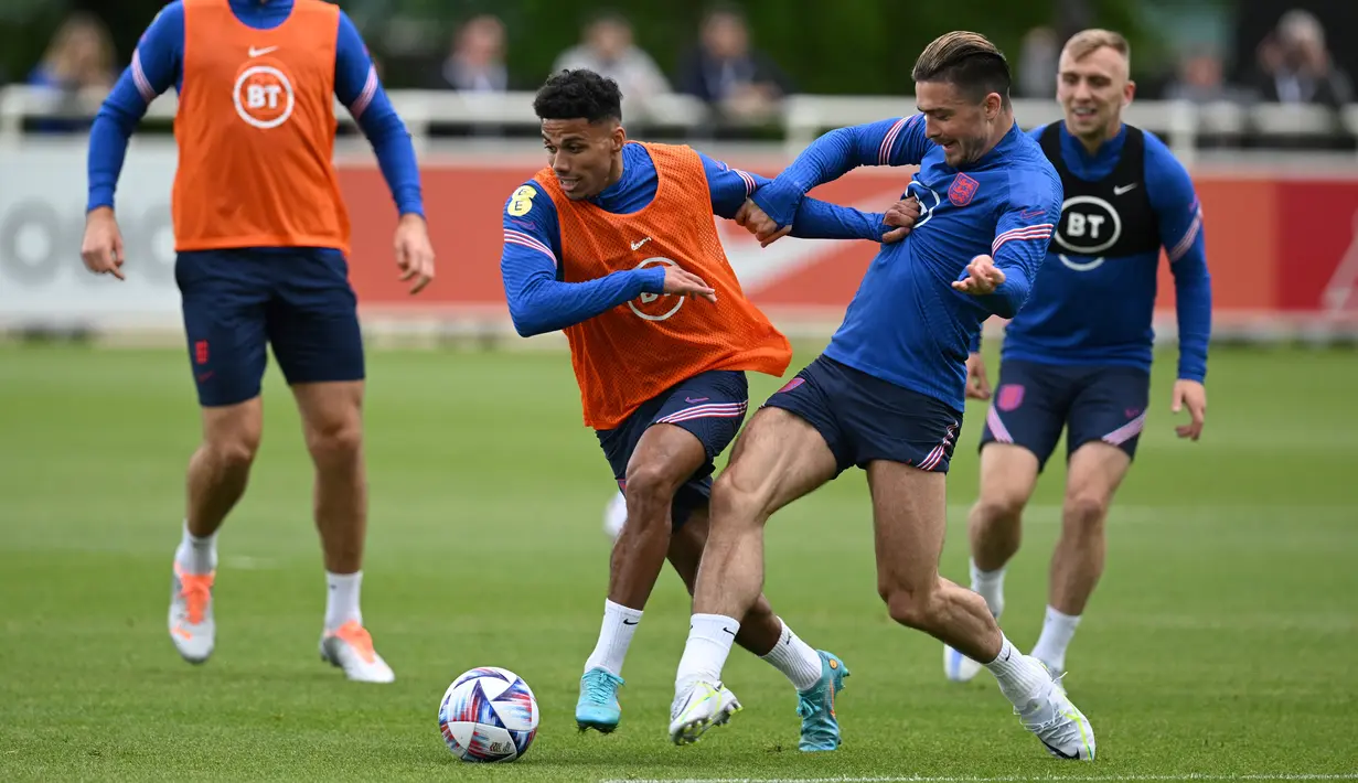 FOTO: Inggris Bersiap Hadapi Hungaria di UEFA Nations League - Foto ...